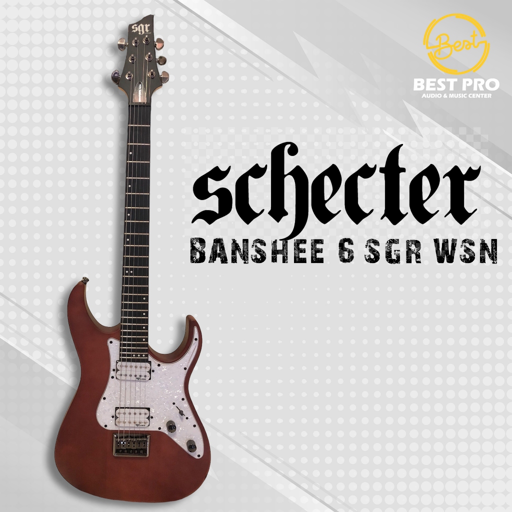 Jual GITAR ELEKTRIK SCHECTER BANSHEE 6 SGR - WALLNUT SATIN | Shopee ...
