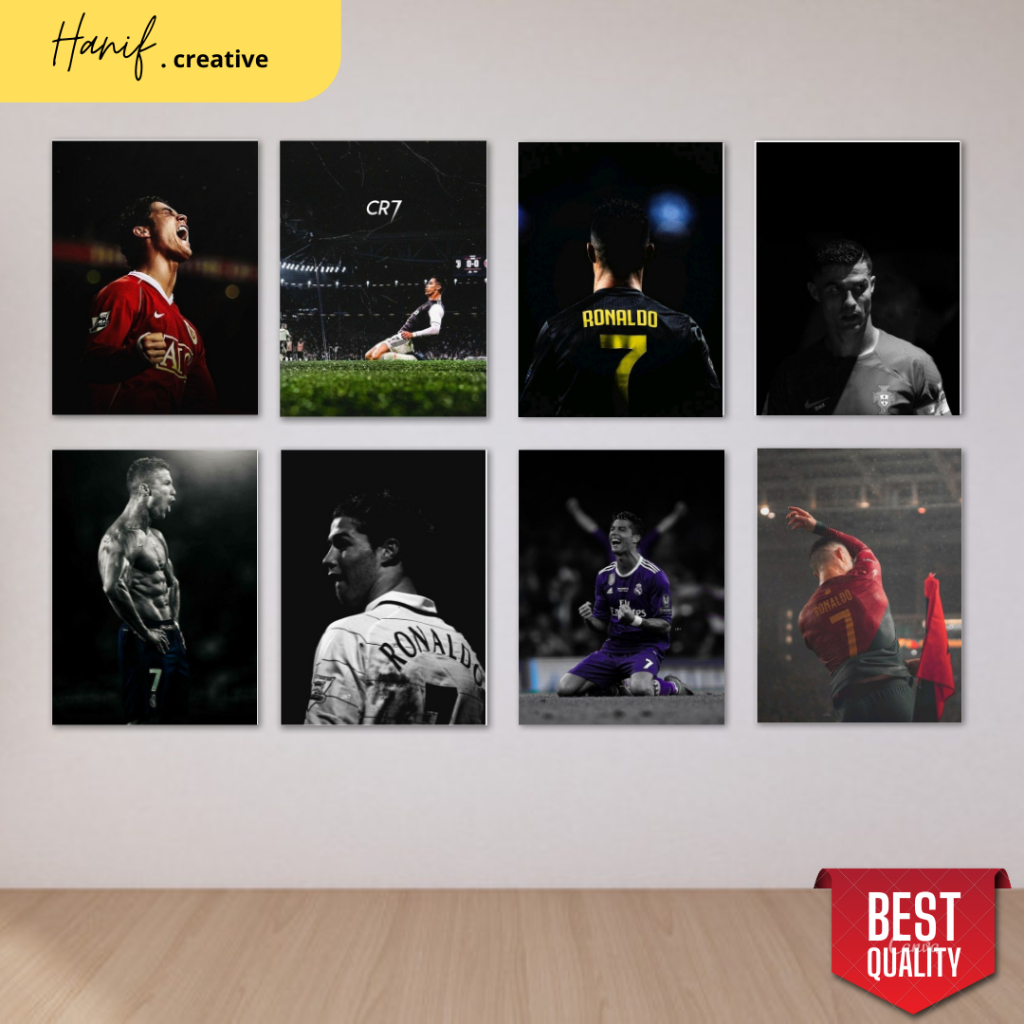Jual Hiasan Dinding Poster Kayu MDF - POSTER CRISTIANO RONALDO CR7 ...