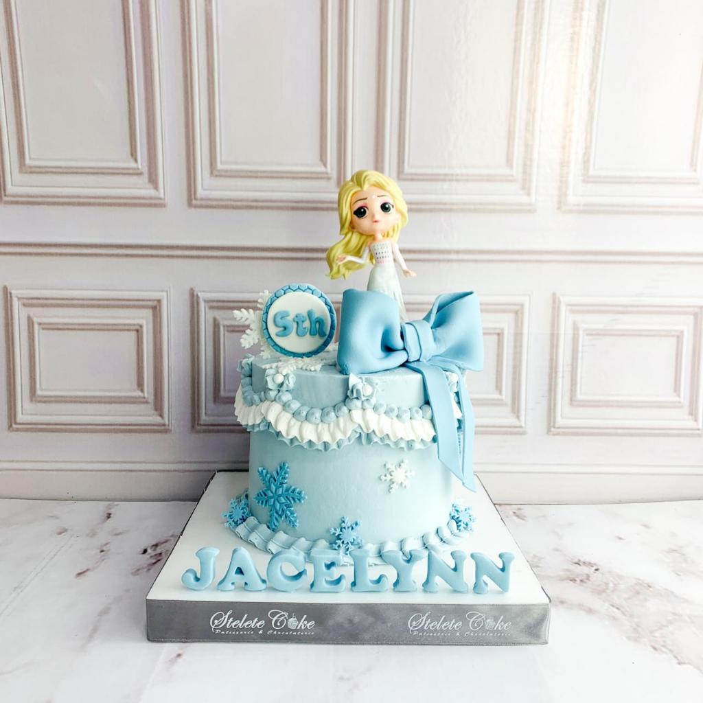 Jual Kue Ulang Tahun/Kue Birthday/Kue Ultah Tema Frozen/Frozen Cake/Kue ...