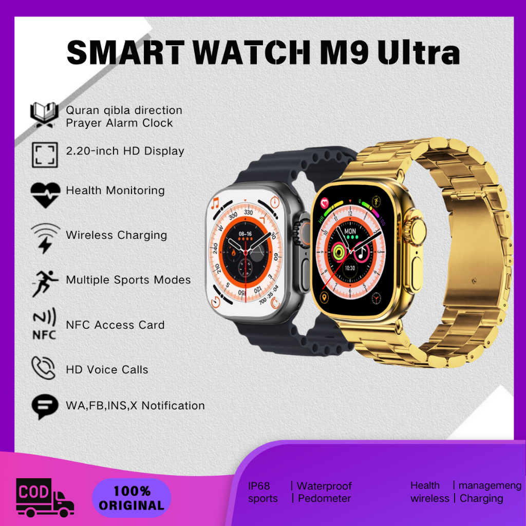 Jual 【⭐100% Original】SmartWatch S9 Ultra2 Watch 8 pro MAX Bluetooth ...