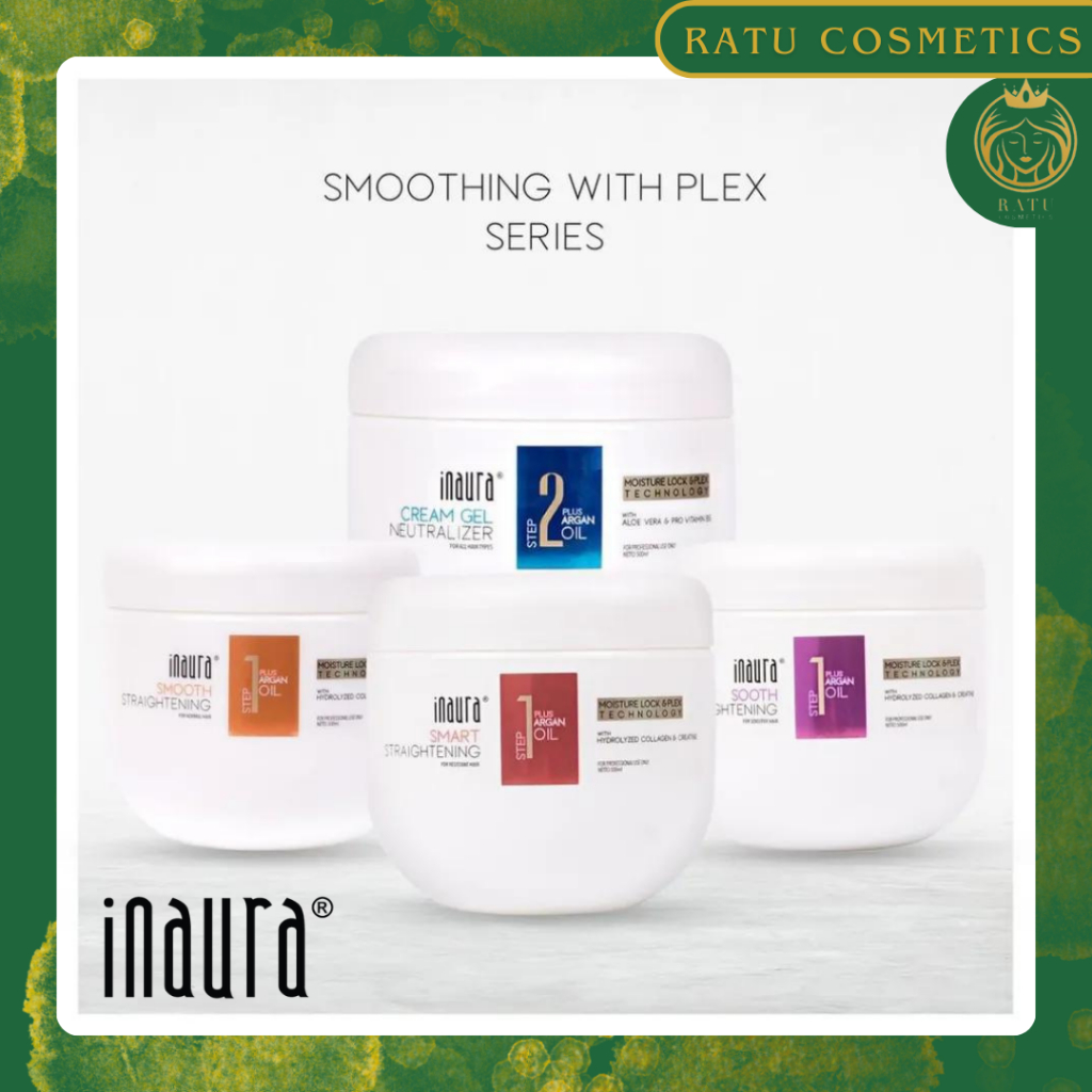 Jual INAURA STRAIGHTENING 500ml | 600gr - SMOOTHING WITH PLEX SERIES ...