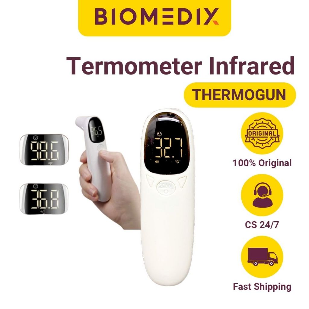Jual Termometer Suhu digital Infrared Non Contact - F02 / Termometer ...