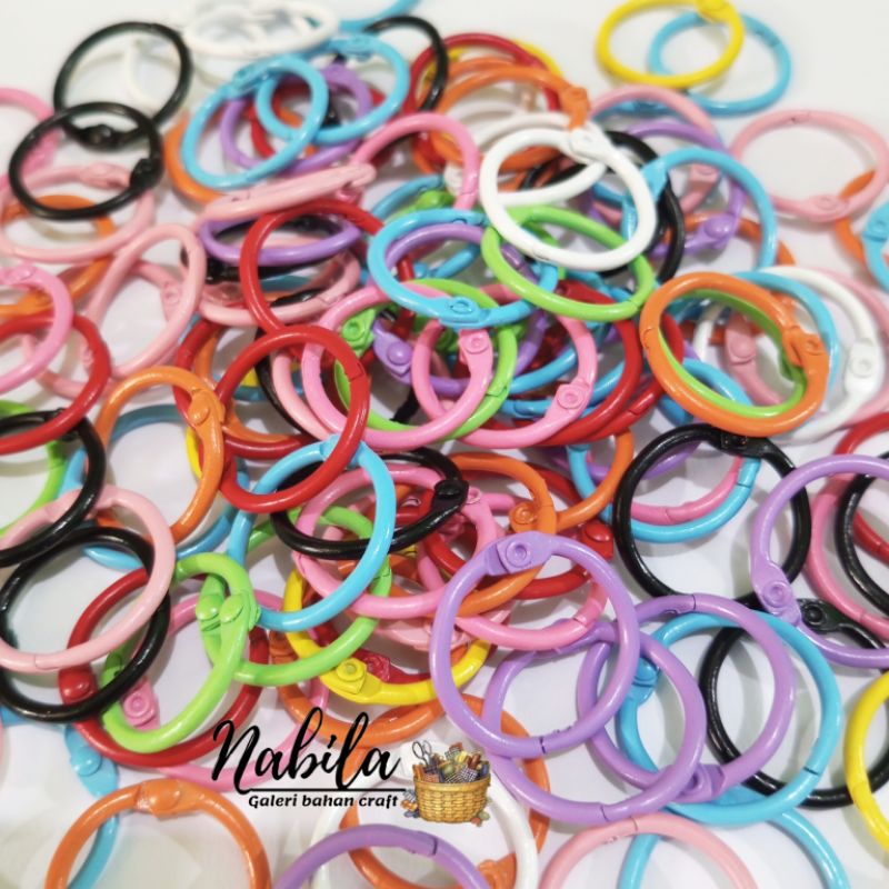 Jual (100pcs) Ring ganci/ganpe bahan craft kerjain tangan | Shopee ...