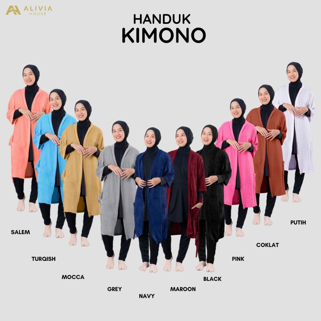 Jual Alivia House - Handuk Kimono Renang - Handuk Renang | Shopee Indonesia