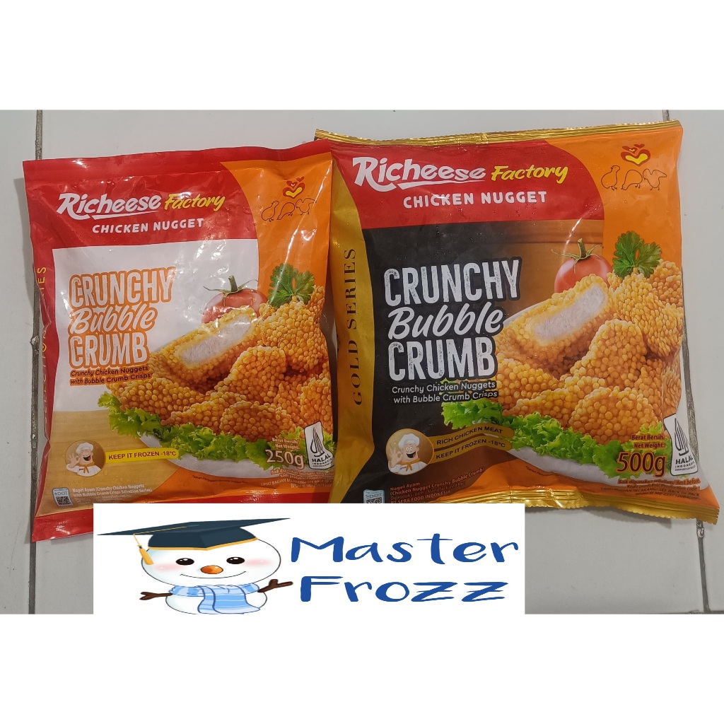 Jual Richeese Chicken Nugget Crunchy Bubble Crumb | Shopee Indonesia