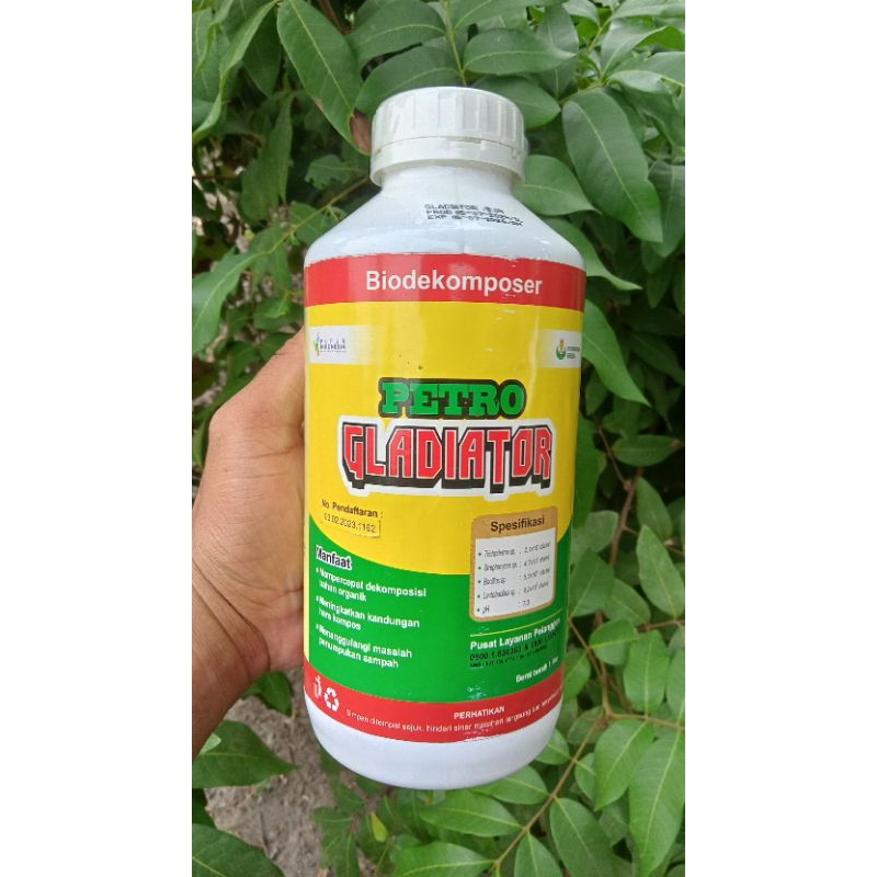 Jual BIODEKOMPOSER PETRO GLADIATOR KEMASAN 1 LITER | Shopee Indonesia