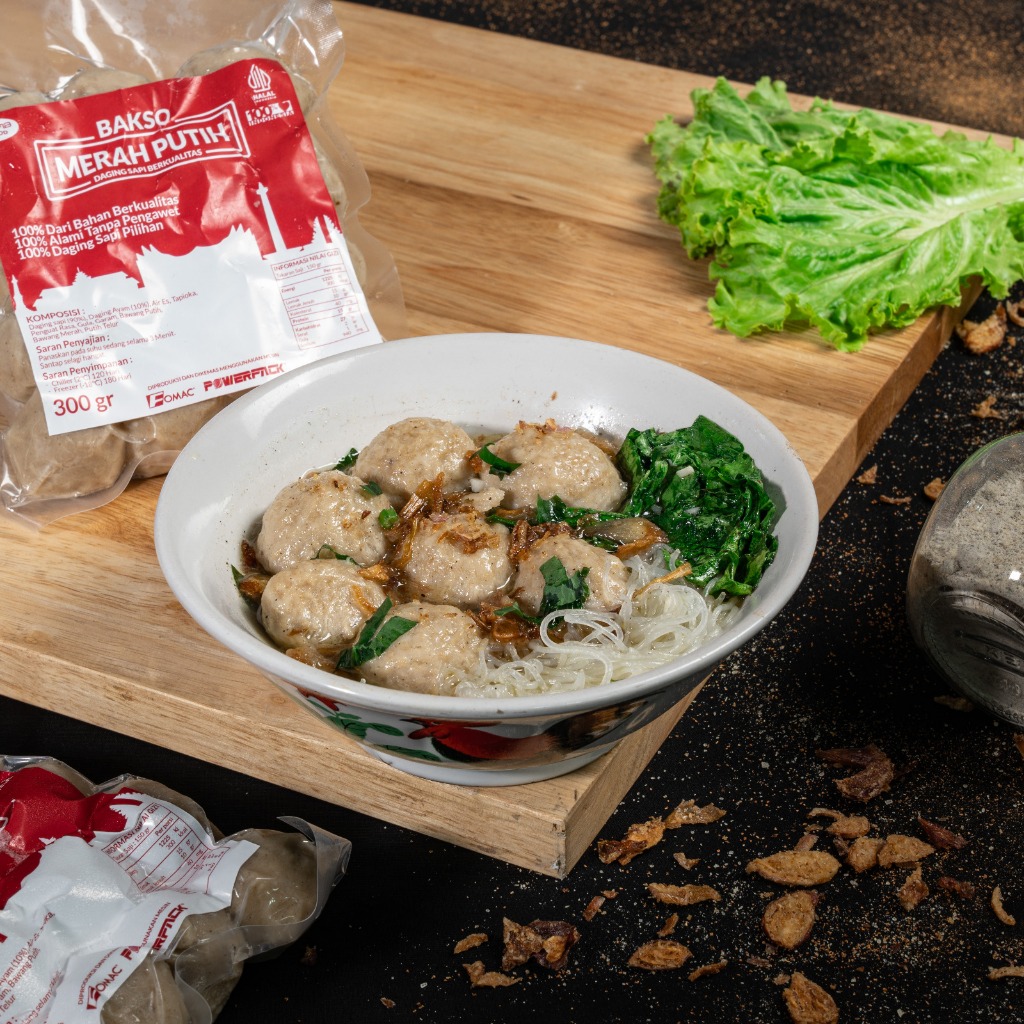 Jual Bakso Merah Putih Bakso Frozen Sapi Berkualitas 300gr Buy 5 Get 1 ...