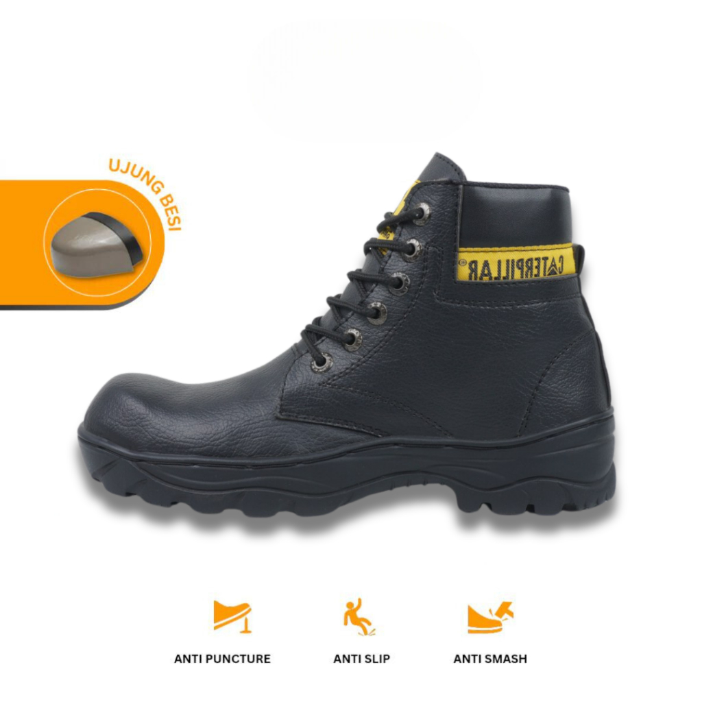Jual Sepatu Safety Proyek Ujung Besi - Septy Shoes Boot - Septi Kerja ...