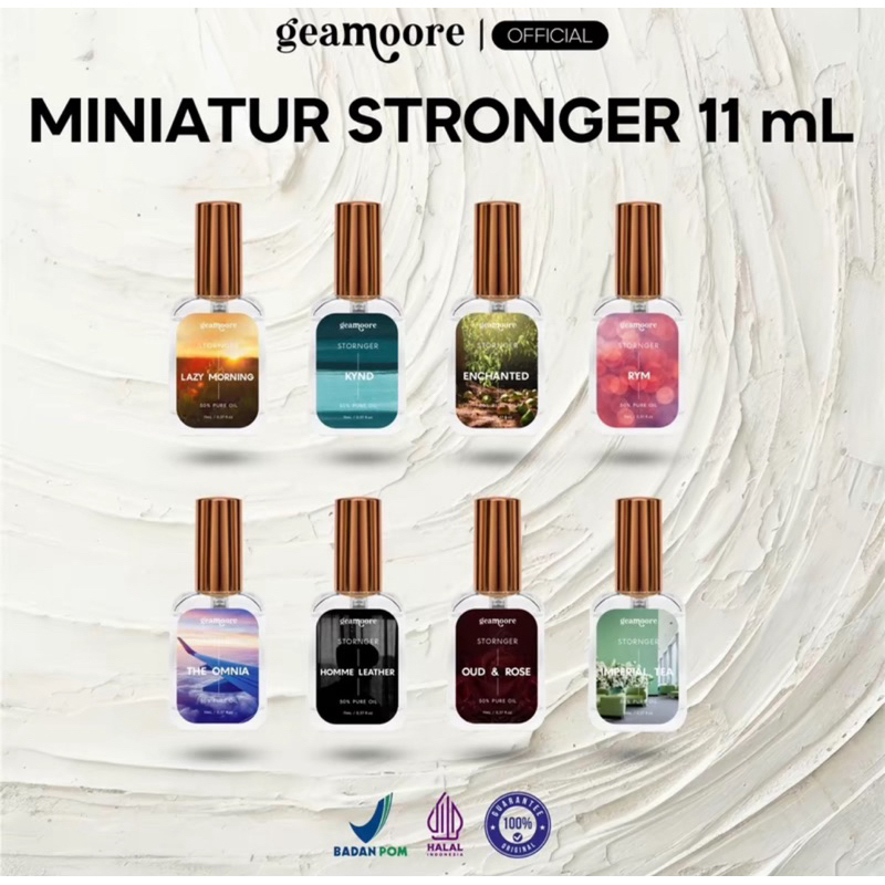 Jual MINIATUR PARFUM STRONGER GEAMOORE | Shopee Indonesia