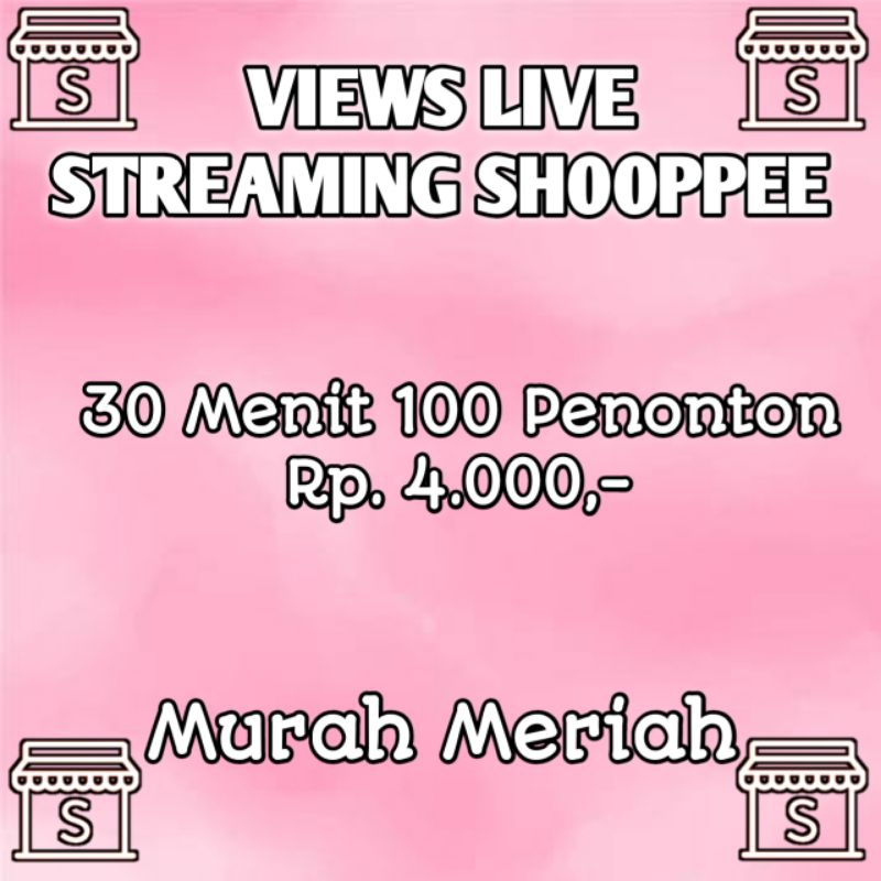 Jual Views Live Streaming Shopee | Shopee Indonesia