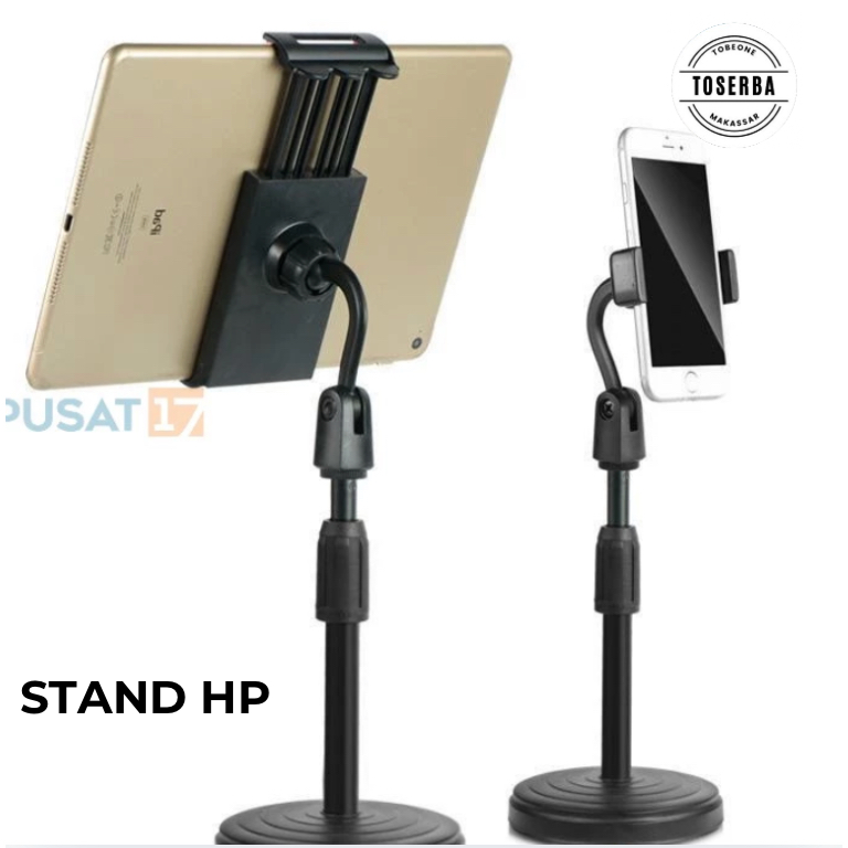 Jual STAND HP ADJUSTABLE UNIVERSAL / HOLDER MEJA / HOLDER STAND LIVE ...