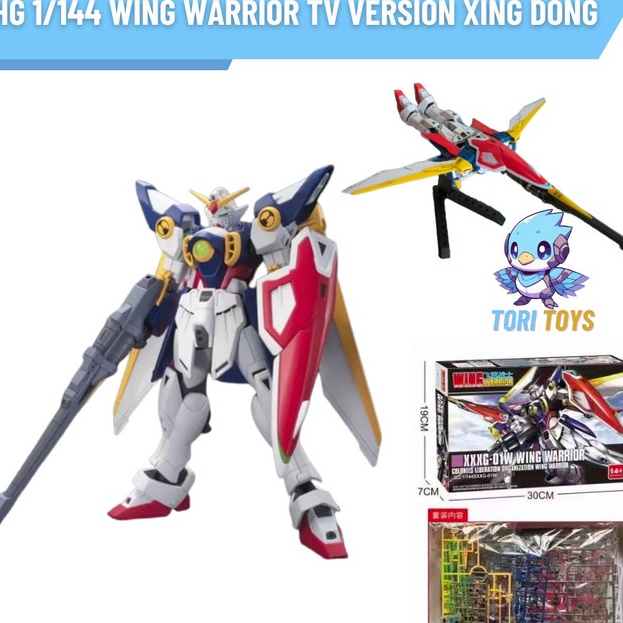 Jual HG 1144 Wing Warrior TV Version Xing Dong Mainan Robot | Shopee ...