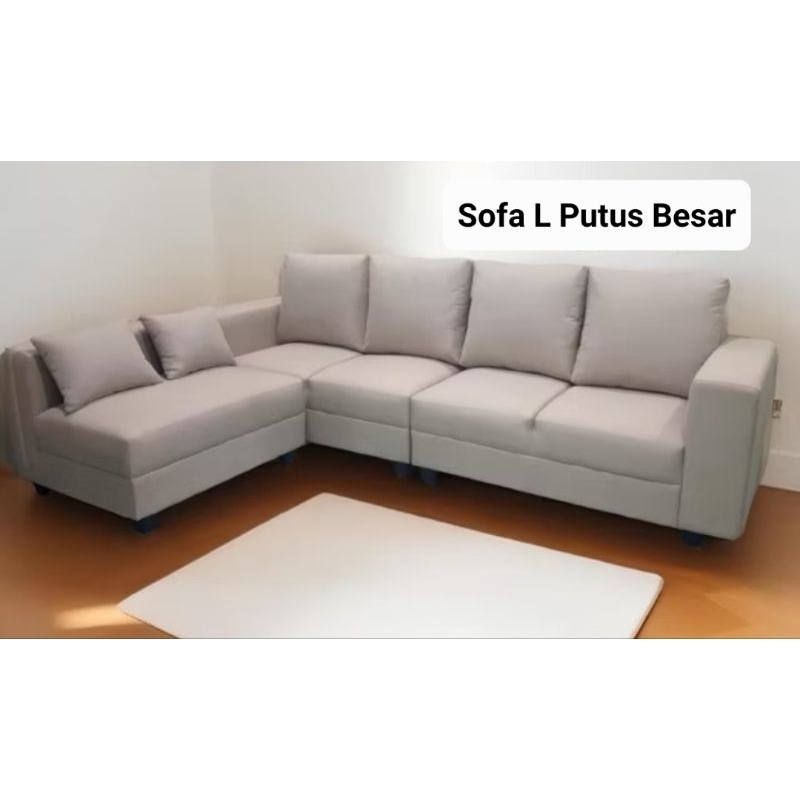 Jual SET Sofa L Jumbo Besar Modern Minimalis TERMURAH | Shopee Indonesia