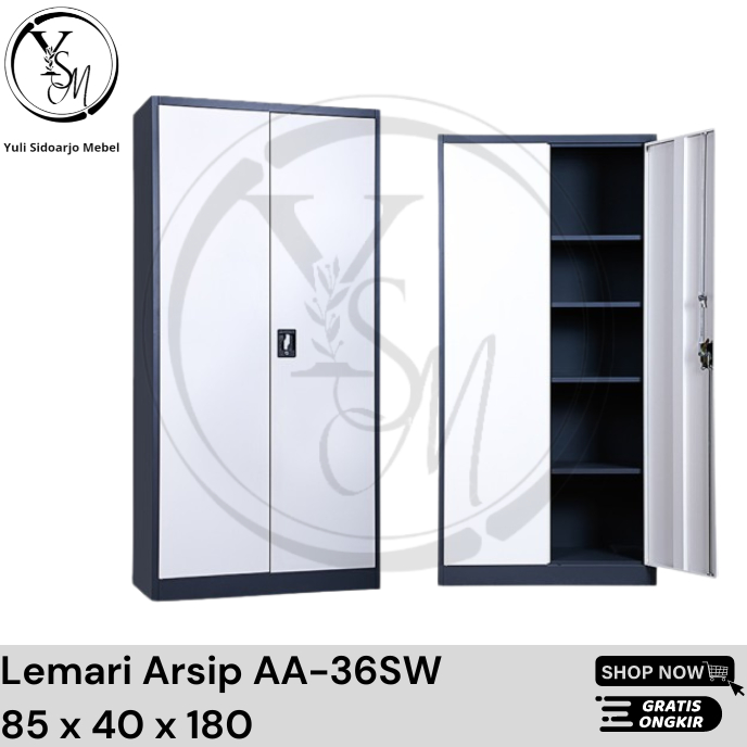 Jual Lemari Arsip AA-36SW - Lemari Arsip Besi Swing - Lemari Arsip Besi ...