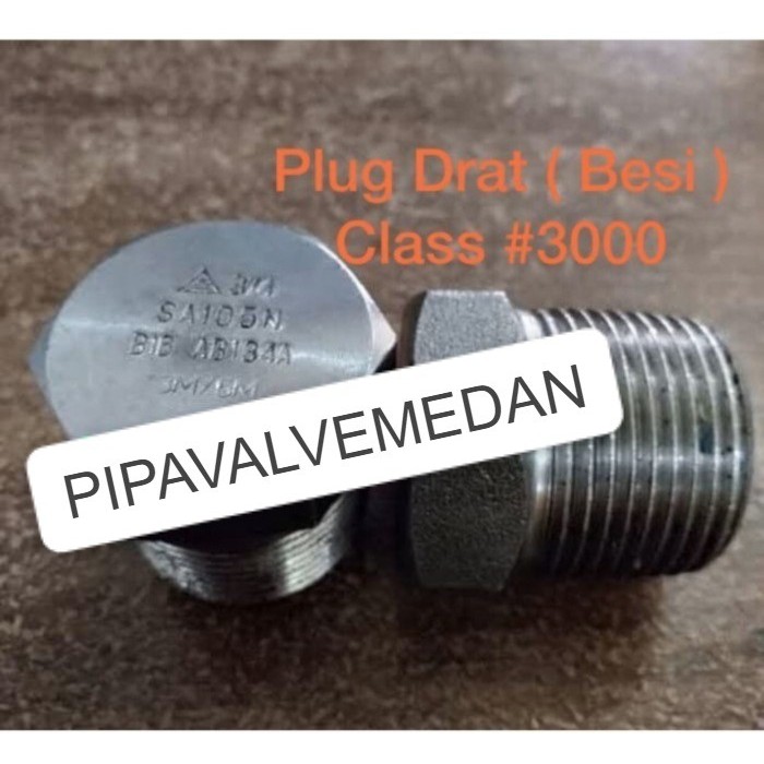 Jual Plug 1 inch class 3000 ( Besi ) / Hex Drat / tutup pipa 1 ...