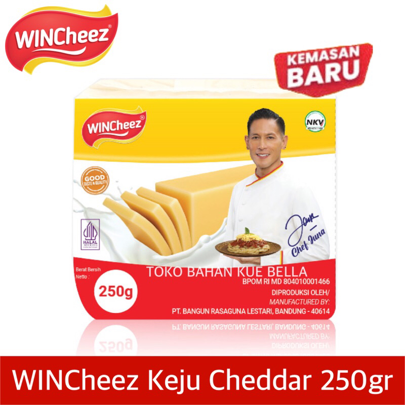Jual Keju WINCHEEZ 250gr - Cheddar Cheese Parut | Shopee Indonesia