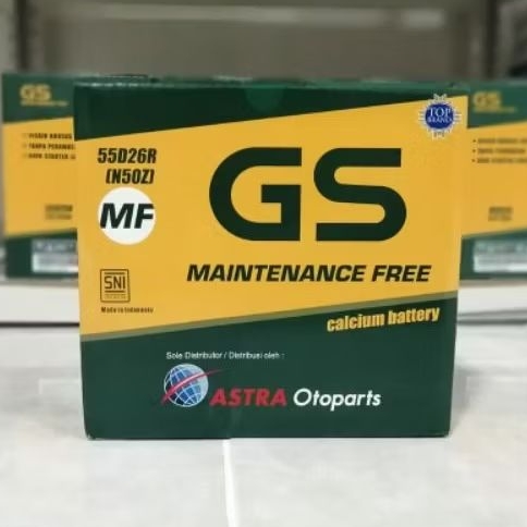 Jual Aki Mobil Mitsubishi Colt Diesel N50Z / 55D26R GS ASTRA MF | Shopee Indonesia