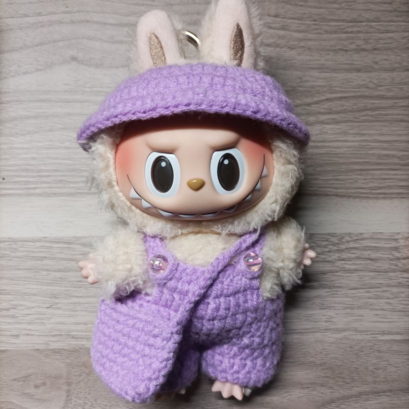 Jual labubu set 3in1 / baju labubu / labubu outfit / labubu overall ...