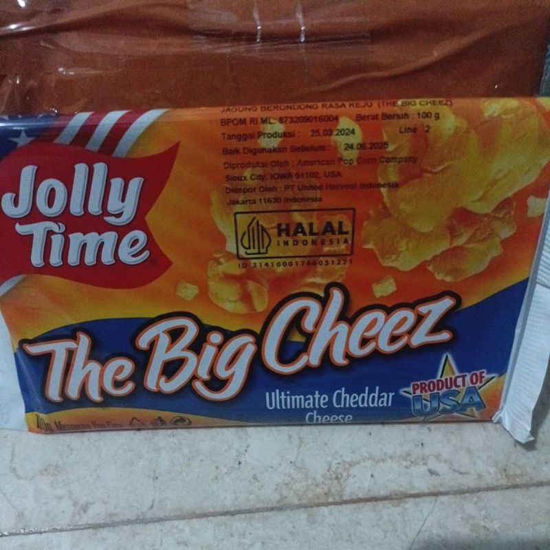 Jual Popcorn Jolly Time THE BIG CHEESE | Shopee Indonesia