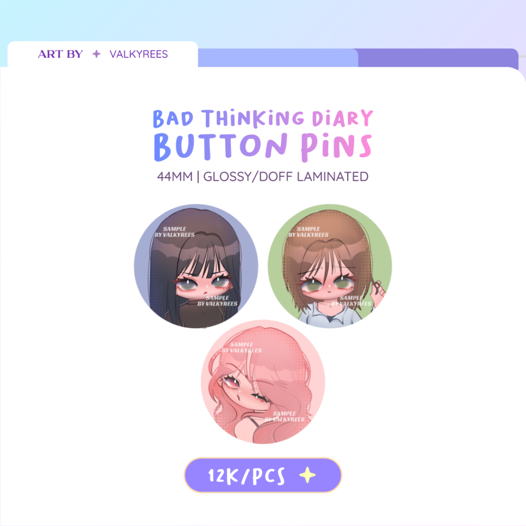 Jual PIN BAD THINKING DIARY YUNA MINJI HYERA MANHWA GL | Shopee Indonesia
