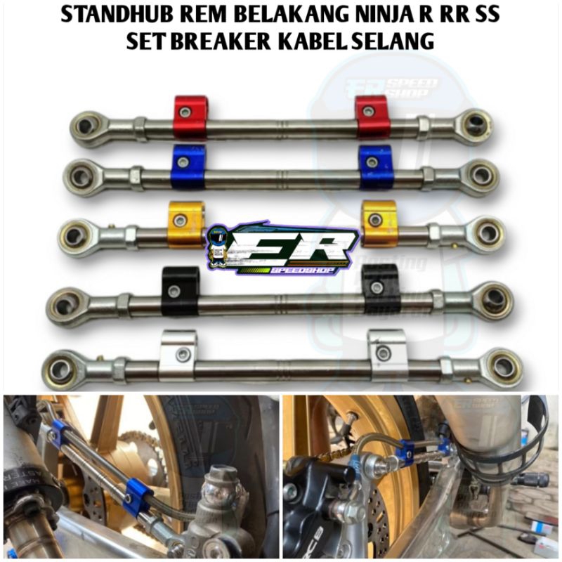 Jual StandHub rem belakang Tahanan Rem kaliper Rem belakang Ninja R RR SS set breaket klem ...