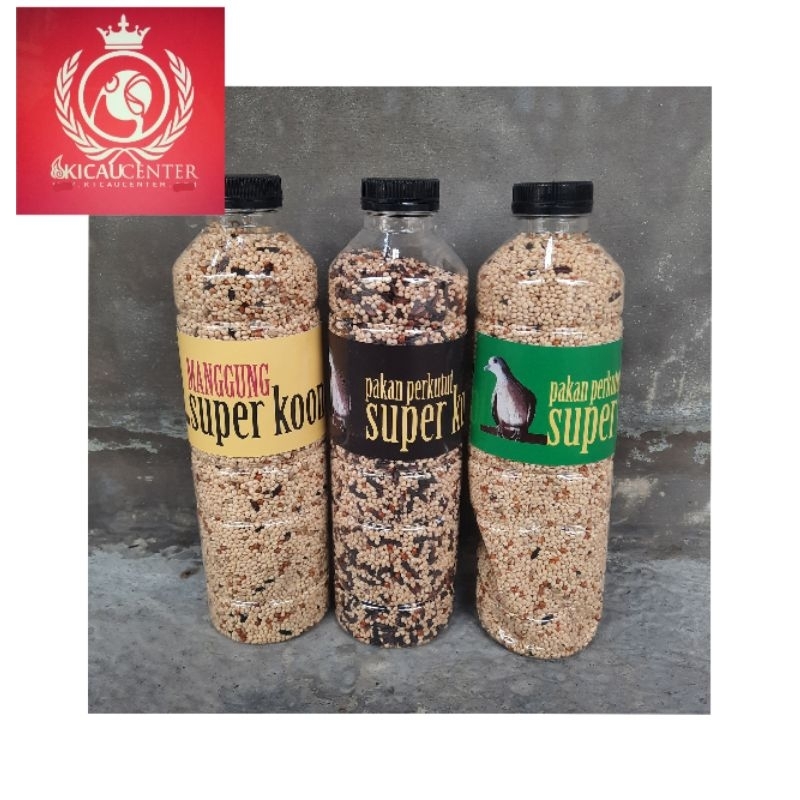 Jual PAKET 3BOTOL PAKAN PERKUTUT SUPER KOONG HEMAT | Shopee Indonesia
