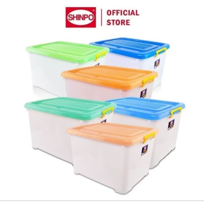 Jual SHINPO Kontainer Plastik Dengan Roda Mega Container Box Kotak ...