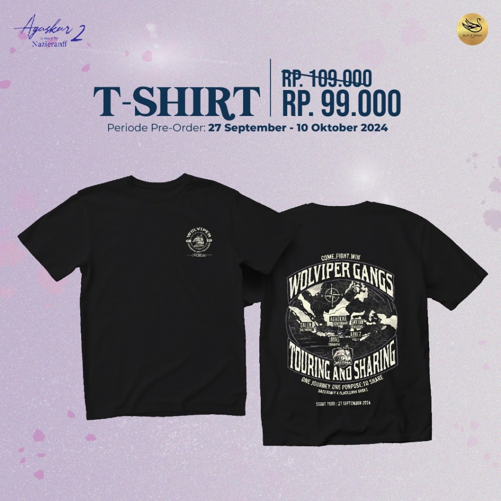 Jual MERCHANDISE NOVEL AGASKAR 2 - Nazieranff - Black Swan Books ...