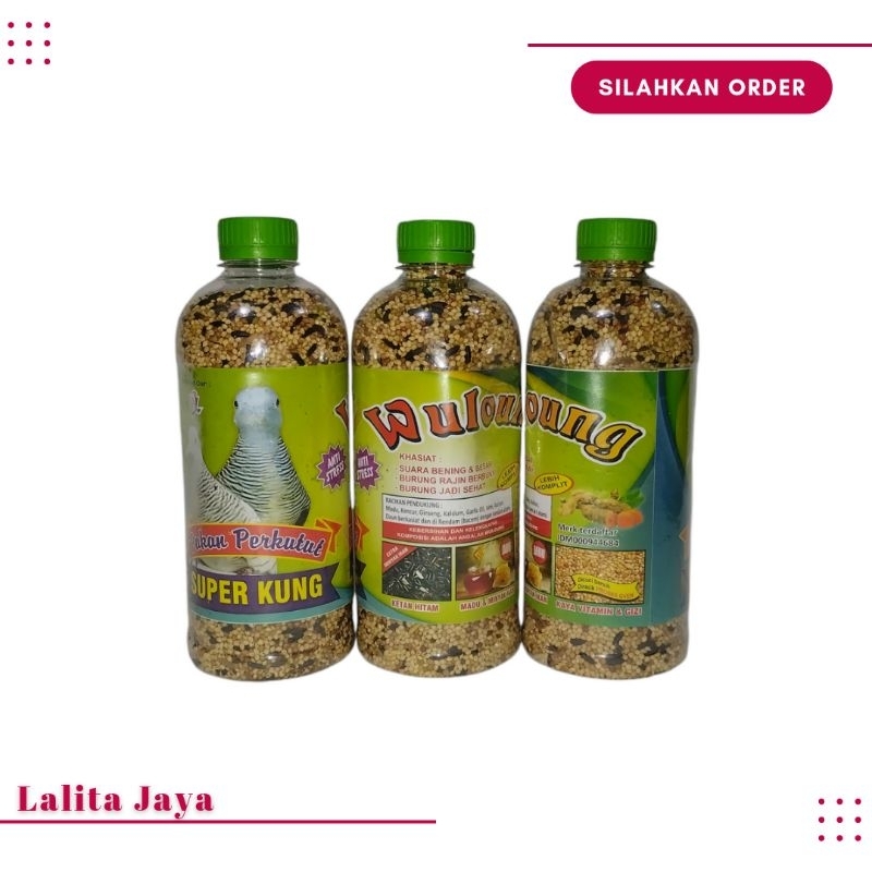 Jual WULOUNG SUPER PAKAN BURUNG PERKUTUT TEKUKUR BIKIN PERKUTUT MANGGUNG | Shopee Indonesia