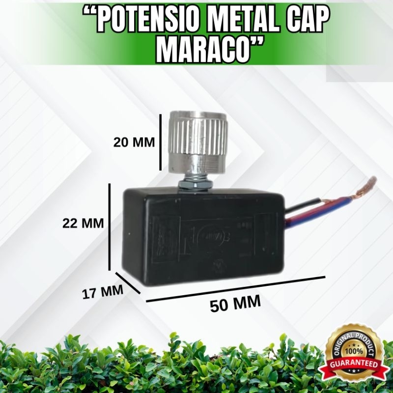 Jual POTENSIO METAL CAP MARACO(bergaransi regulator sprayer elektrik ...