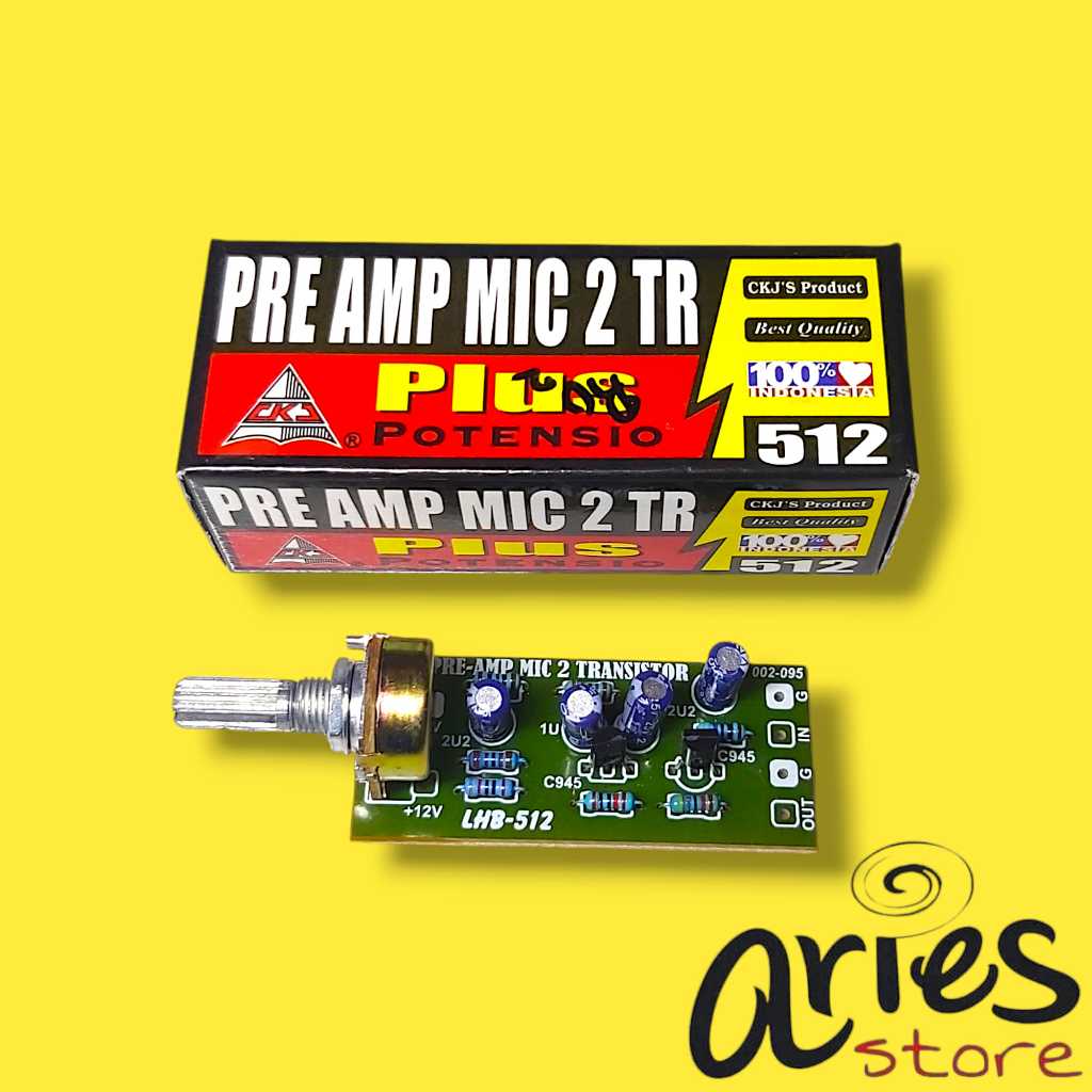 Jual Preamp mic 2 tr ckj 512 suara lebih keras di banding 1 transistor ...