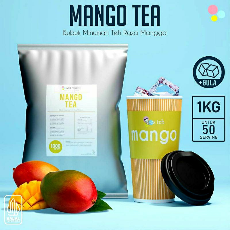 Jual le amor minuman bubuk teh mangga mango tea kemasan 1kg | Shopee ...