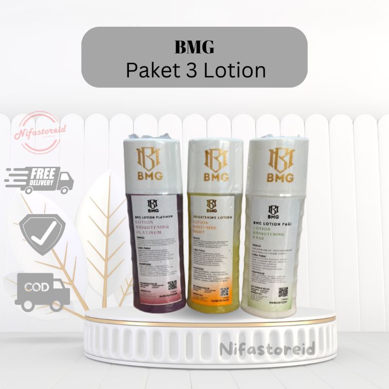 Jual (READY) BMG PAKET ISI 3 Lotion Pemutih HB Anggur Siang Malam ...