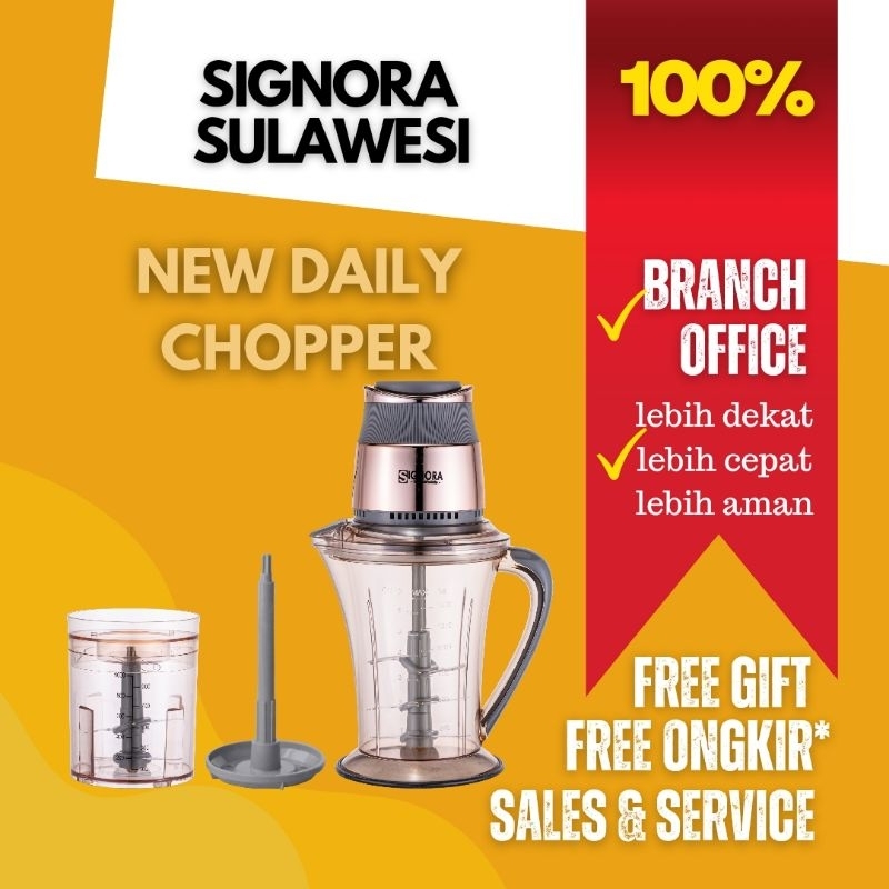 Jual New Daily Chopper Signora Khusus Area Sulawesi | Shopee Indonesia