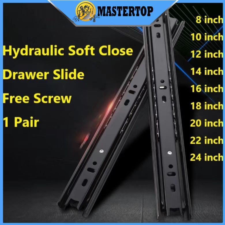 Jual Rel Laci Keyboard Penutup Lembut untuk Laci Meja Rel Laci Berat ...