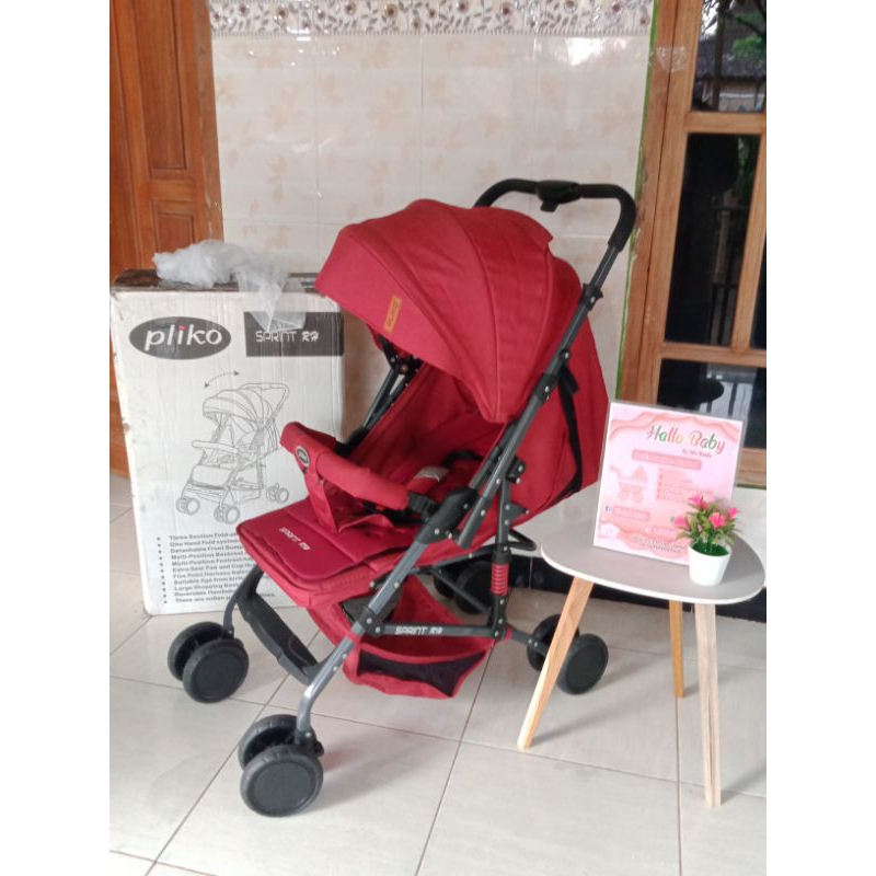 Jual stroller pliko rh LIKE NEW lengkap dus dan lainlain | Shopee Indonesia