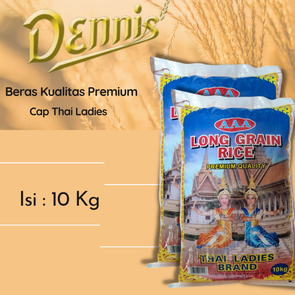 Jual Beras Premium Cap Thai Ladies 10 Kg | Shopee Indonesia