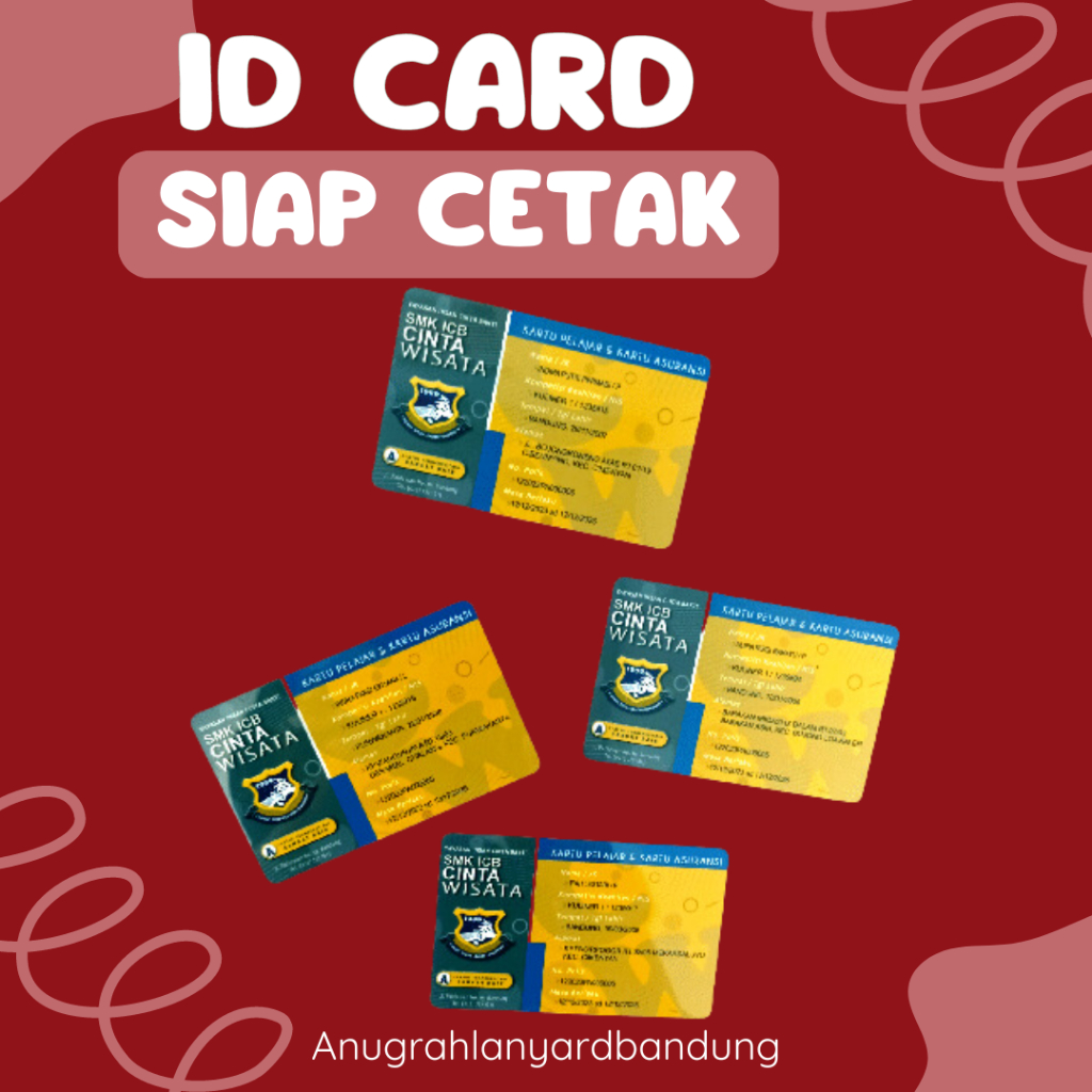 Jual Cetak id card pvs standar ISO seperti kartu ATM/id card KTA ,kartu ...