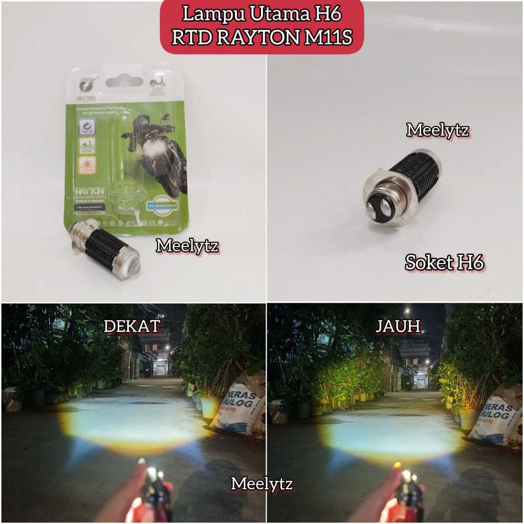 Jual RTD RAYTON M11S - Lampu Utama H6 LED | Shopee Indonesia