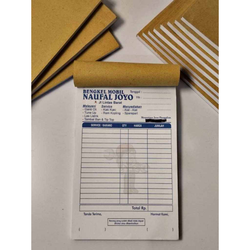 Jual nota custom 1/4 custom toko sendiri murah keren lucu y&h yudha ...