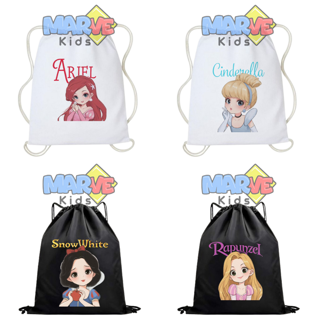 Jual Tas Serut String Bag Tas Anak Sekolah Bergambar Karakter Disney ...
