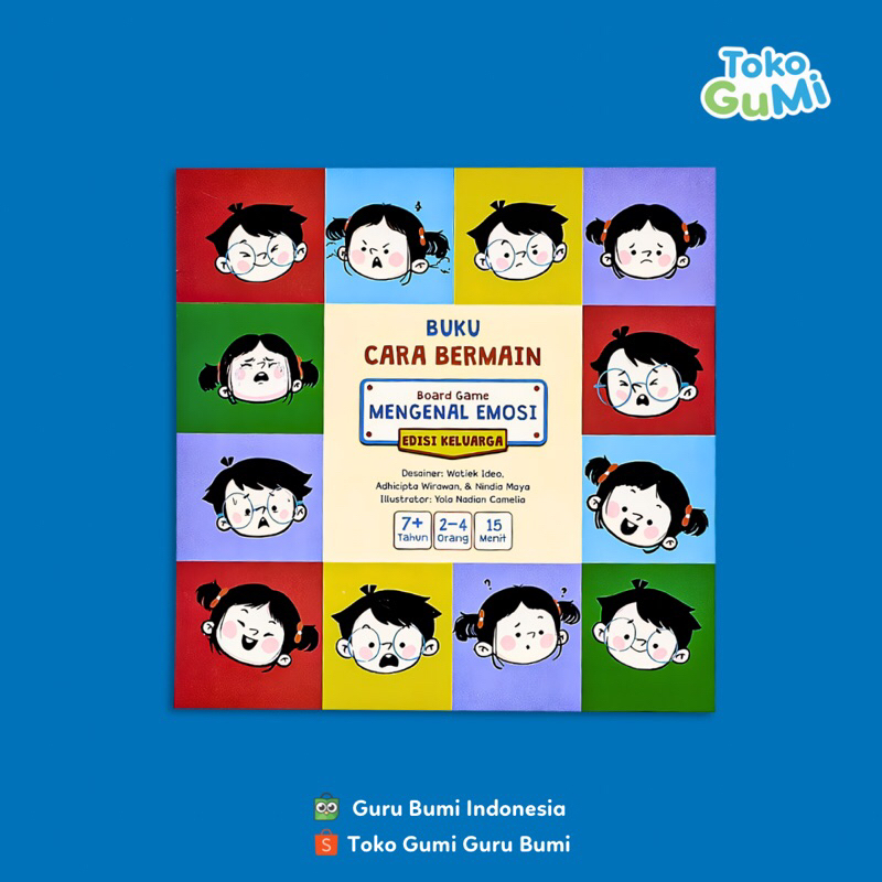 Jual Guru Bumi Board Game Mengenal Emosi Edisi Keluarga | Shopee Indonesia