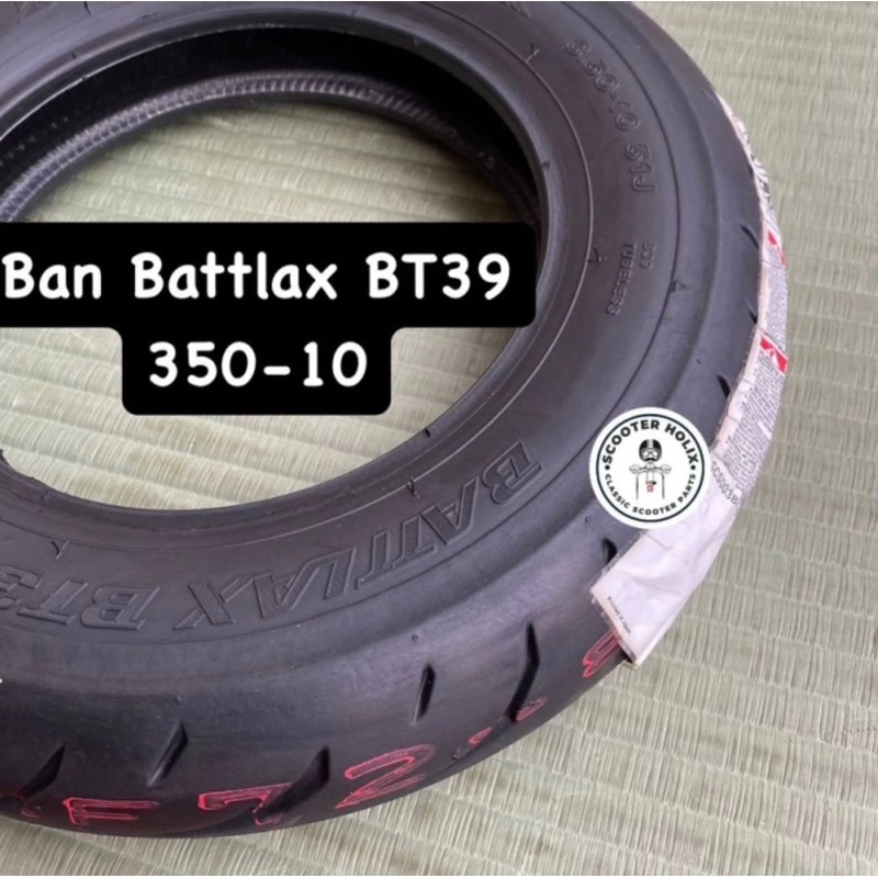 Jual Ban tubeless BATTLAX 350-10 by BRIDGESTONE Kembang racing Made in ...