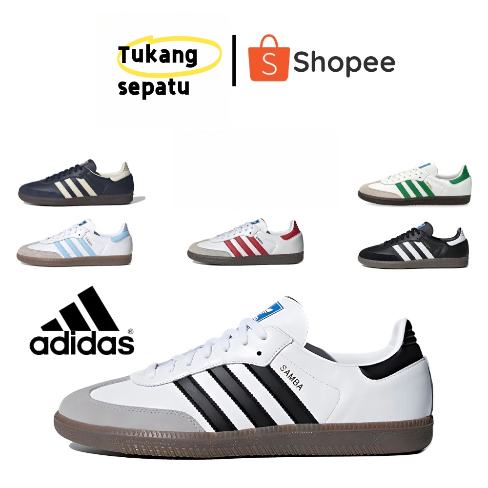 Jual Sepatu Samba OG Adidas Authentic Strip Premium Classic Cocok untuk ...