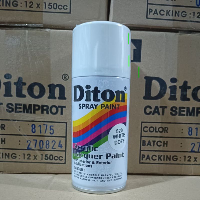 Jual white doff 820 diton 150cc diton 150cc pilok pilox cat semprot ...