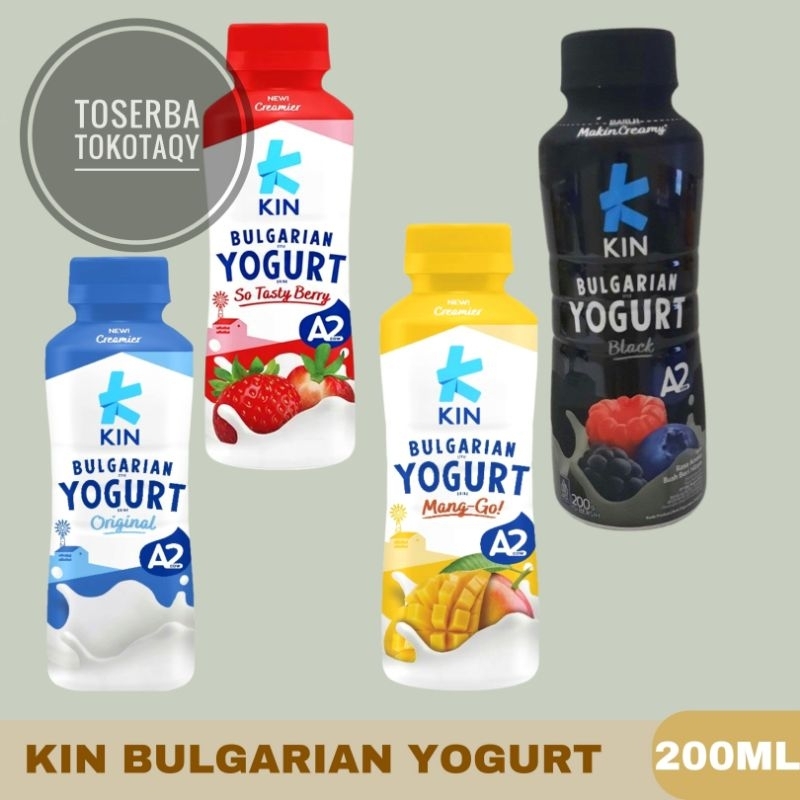 Jual KIN BULGARIAN YOGURT ORIGINAL 200ML / KIN BLACK / KIN SO TASTY BERRY / KIN MANG GO / KIN ...