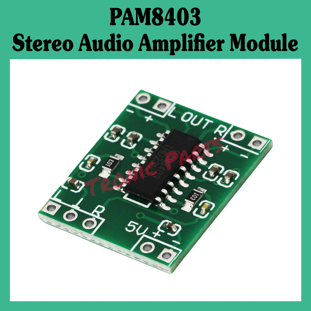 Jual PAM8403 Mini Digital Hifi Audio Amplifier Stereo 5V 2x3W | Shopee ...