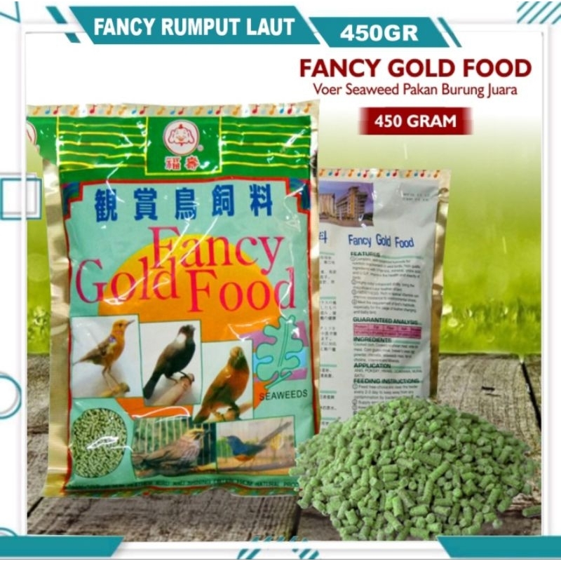 Jual FANCY GOLD FOOD SEAWEET PAKAN MAKANAN BURUNG PUR VOER FANCY GOLD ...