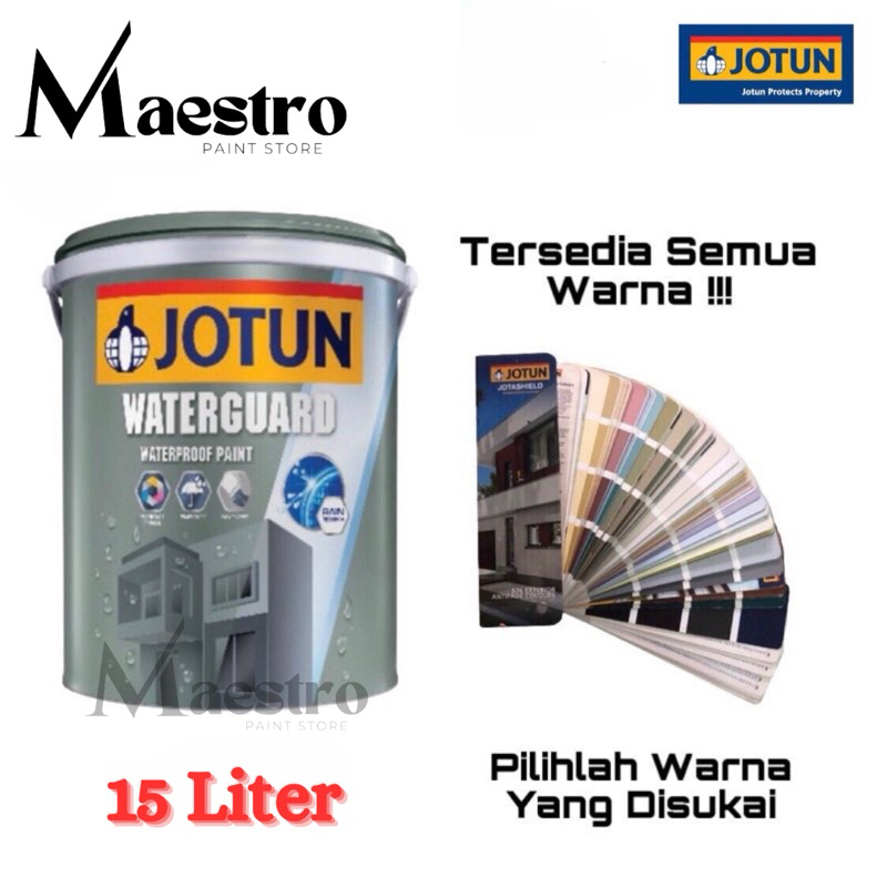 Jual Cat WATERPROOFING JOTUN WATERGUARD 15 Liter/ 18 KG Putih/ Abu Abu ...