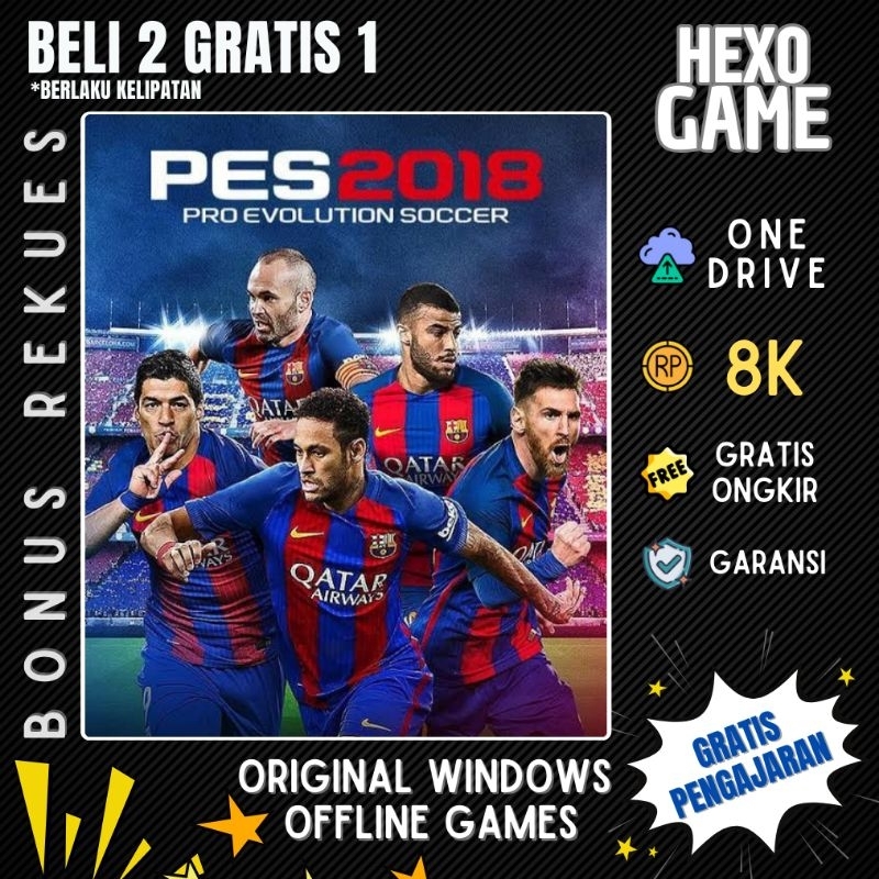 Jual PRO EVOLUTION SOCCER 2018 - GAME PC - GAME LAPTOP - LINK DOWNLOAD ...